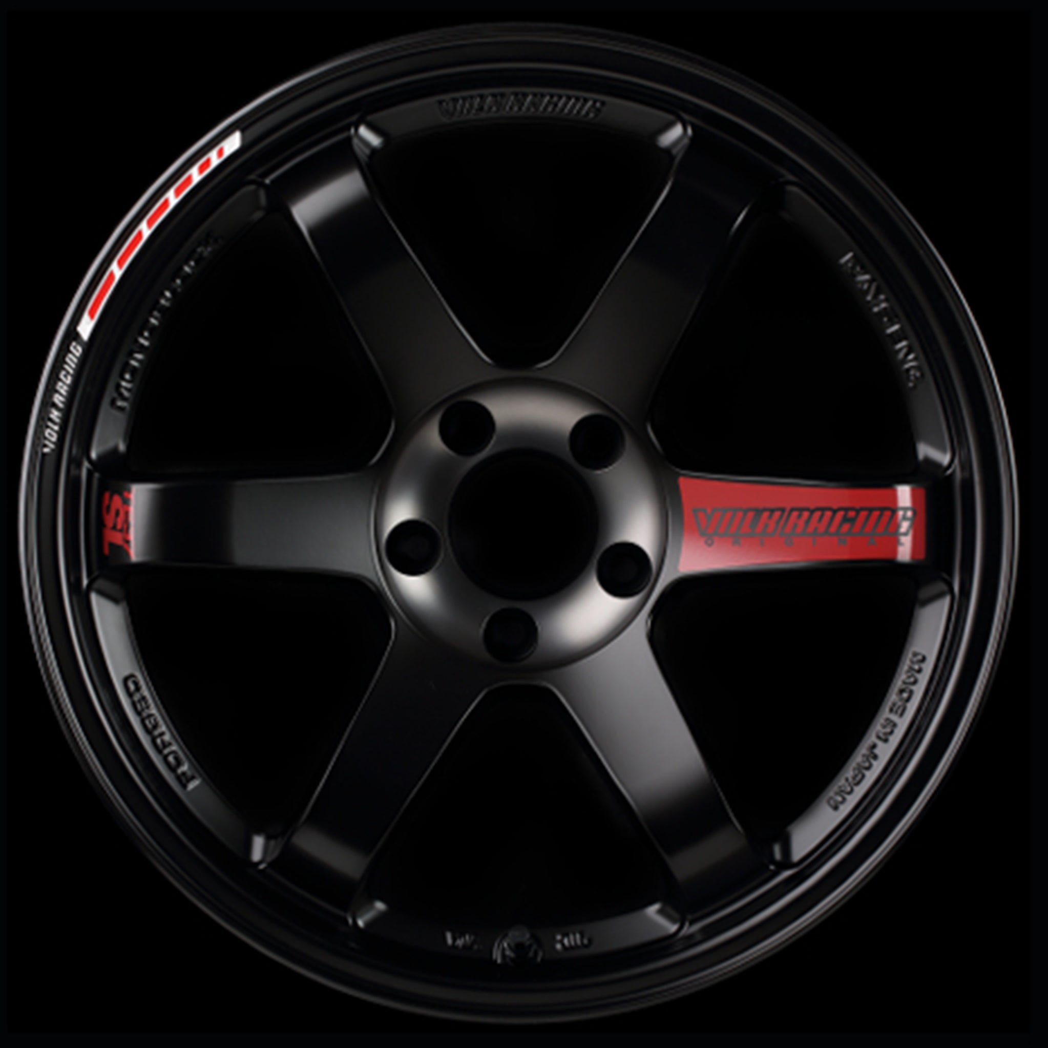 Volk Racing TE37 SL Black Edition III Wheel Package- Pressed Black ...